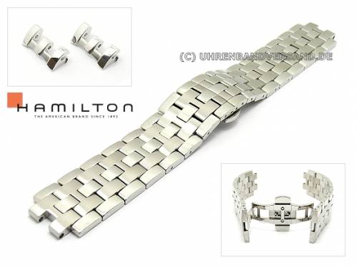 Uhrenarmband HAMILTON 23mm Edelstahl massiv H32716839