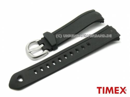 Original Ersatzarmband TIMEX T56381 schwarz Kunststoff