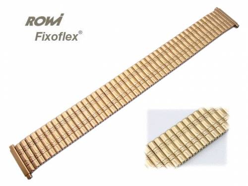 Uhrenarmband Fixoflex S Zugband Teleskop-Anstoß 18-22mm Edelstahl gold ...
